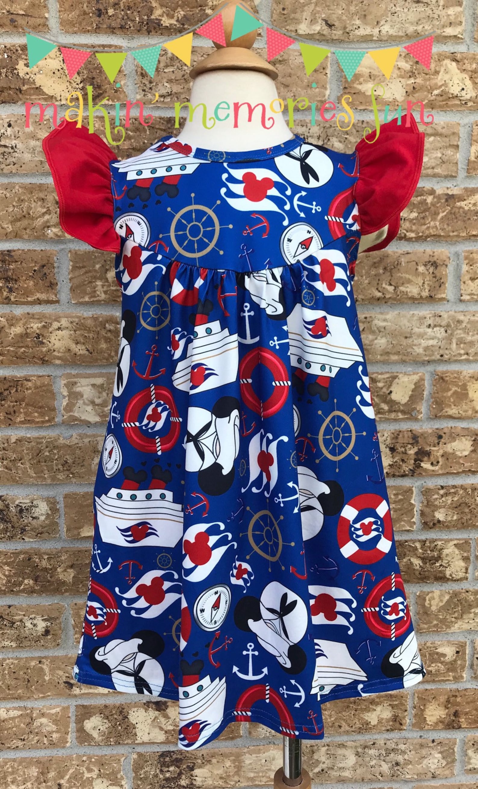 Disney Cruise Dress DCL Logo Mickey Mouse and Minnie Cruise - Etsy