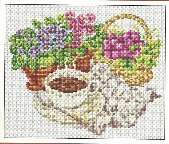 Morning Coffee Cross Stitch Pattern Cup of Coffee Cross - Etsy