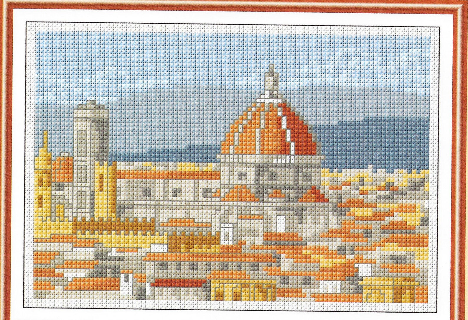 Florence Cross Stitch Pattern, Modern X Stitch Pdf, Italy Cross Stitch ...