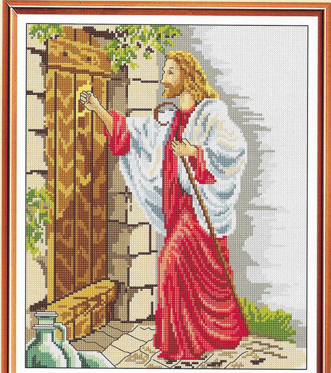 Jesus Cross Stitch Pattern, Angel Counted Xstitch Pattern, Aida Pdf ...