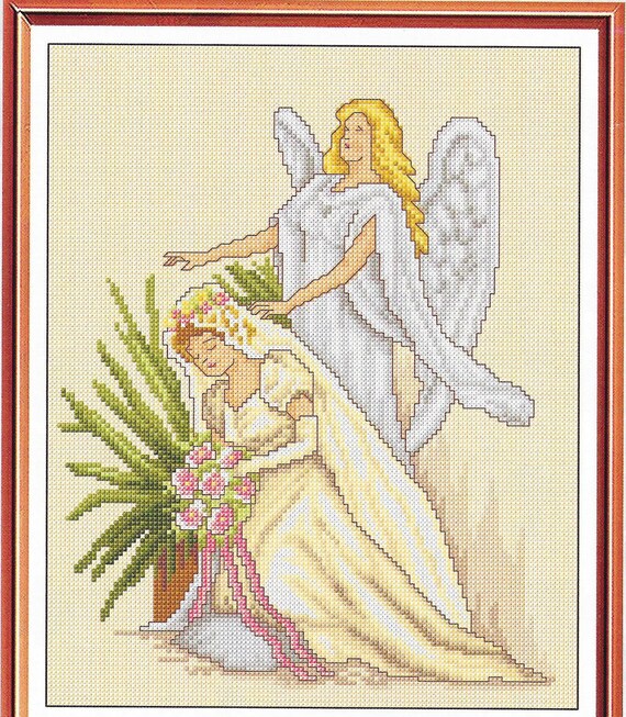 Angels Cross Stitch Pattern Angel Counted Xstitch Pattern | Etsy