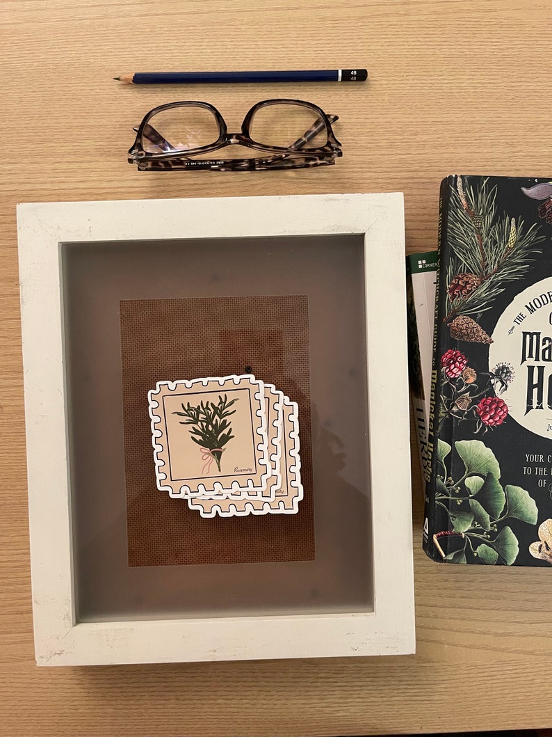 Die-cut Sticker Rosemary Sprig - Etsy