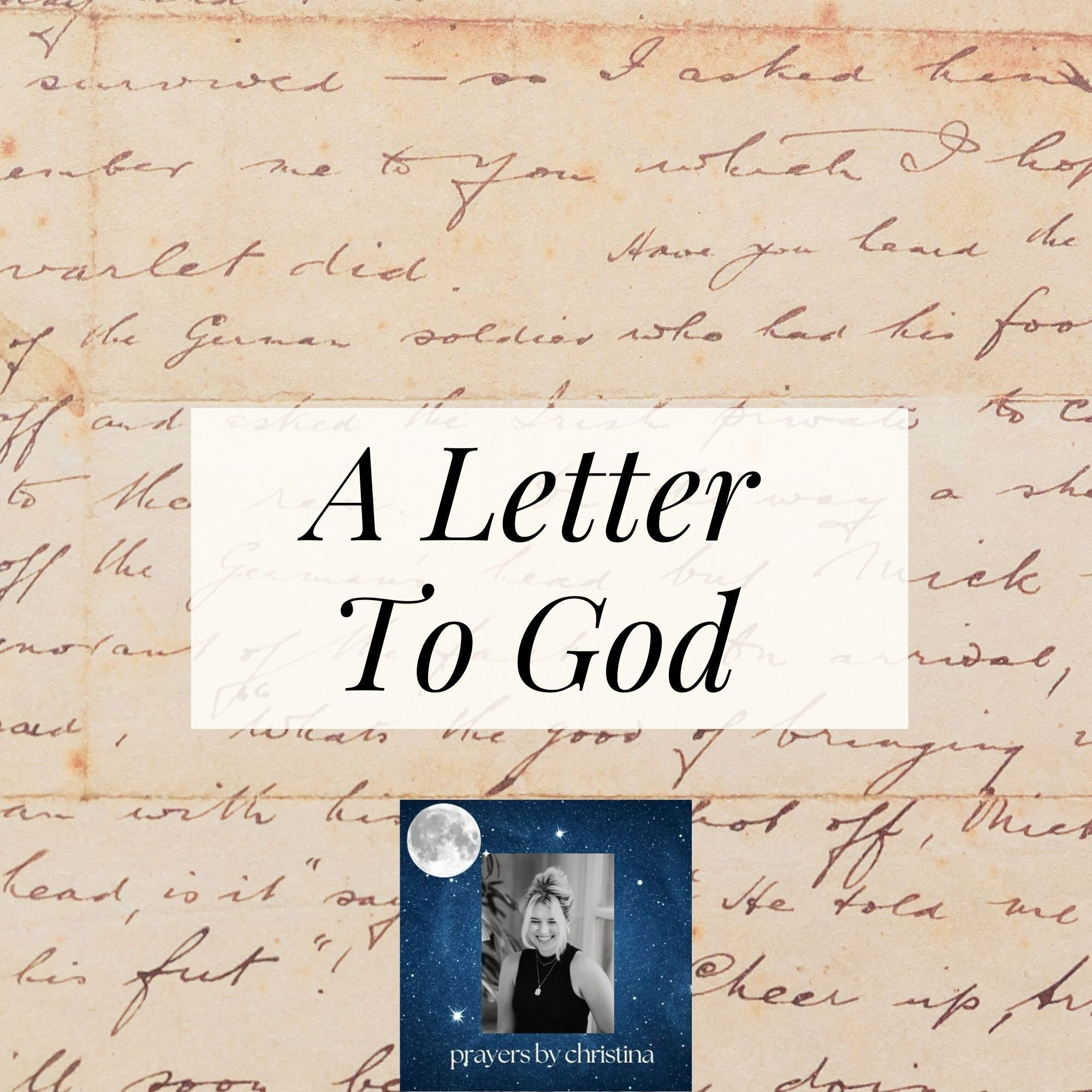 A Letter TO God - Etsy