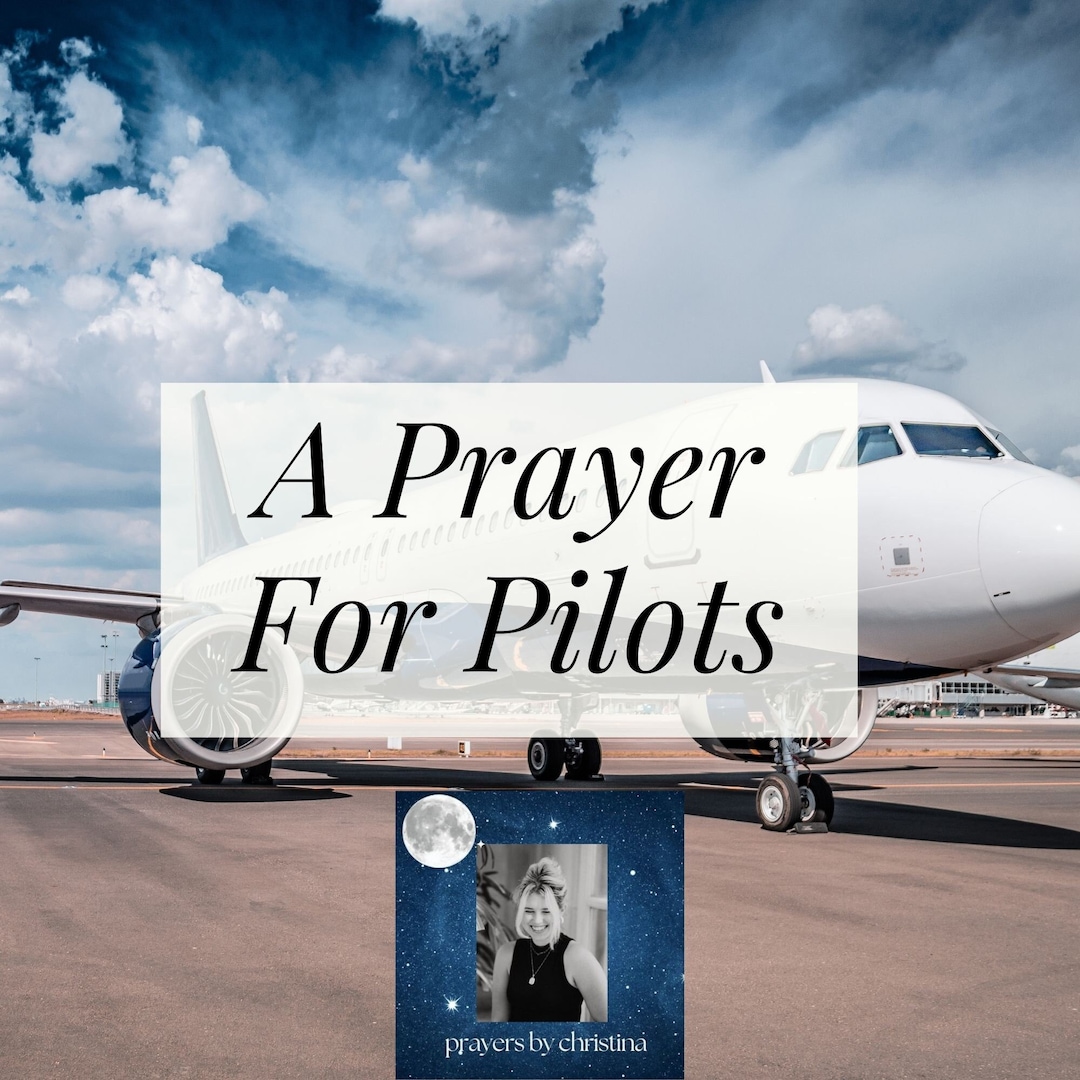 Aviator's Blessing - Written Prayer for Pilots - Etsy