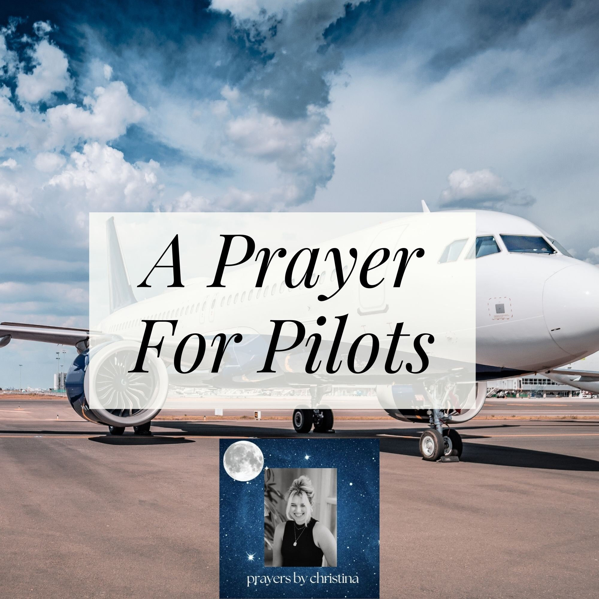 Aviator's Blessing - Written Prayer for Pilots - Etsy