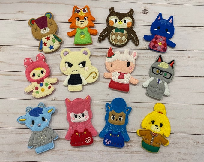 Animal Friends Finger Puppets - Etsy