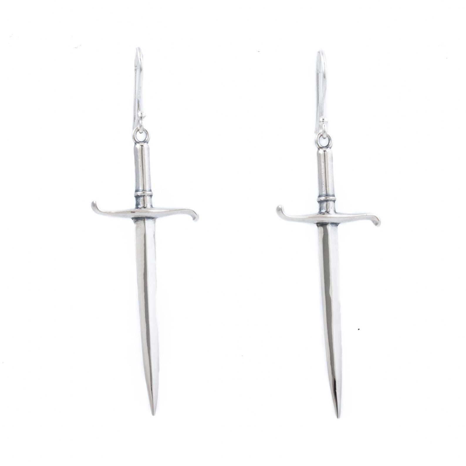 Sterling Silver estoc Sword Earrings by Kingdom - Etsy