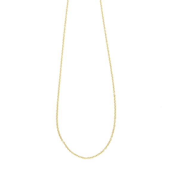 10 Kt Gold Chain Necklace - Gem