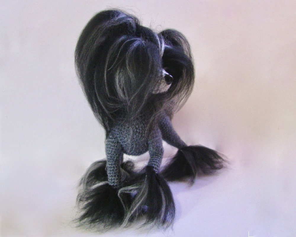 105NLY Haakpatroon Chinese Kuif hond hond PDF file Amigurumi | Etsy