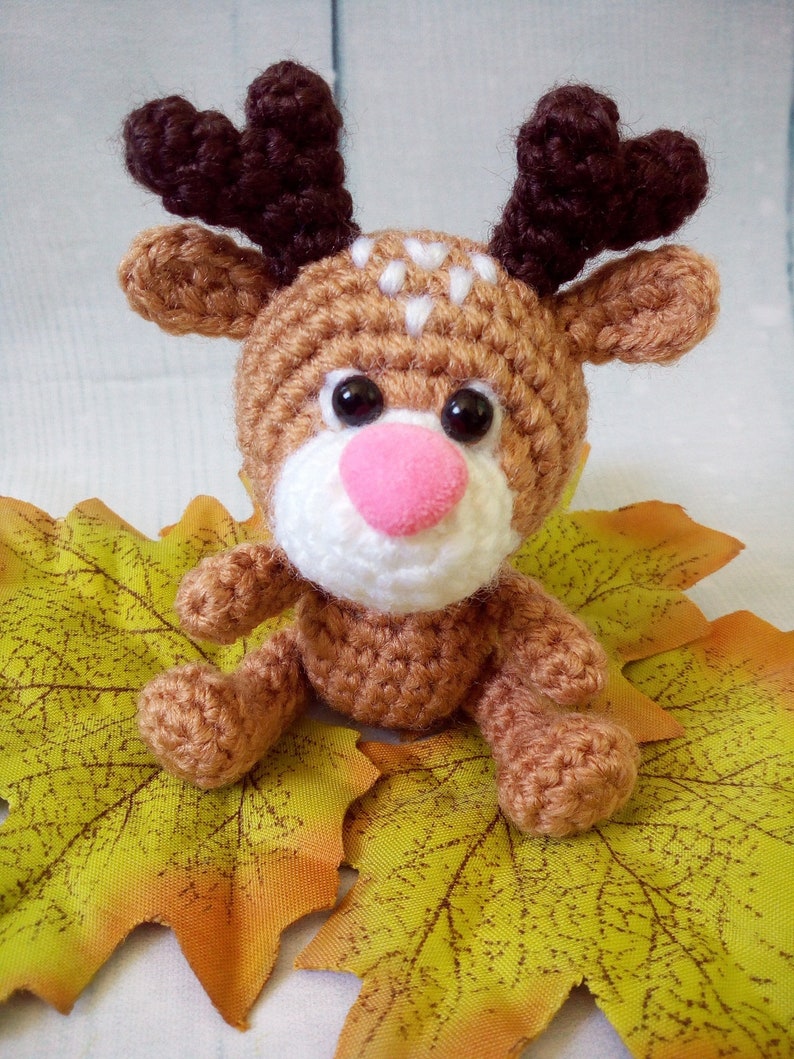 237NLY Haakpatroon Klein Rendier Rudolf Amigurumi PDF File - Etsy