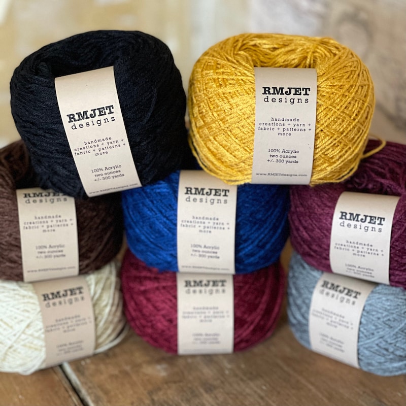 Machine Knit Acrylic Yarn - Etsy