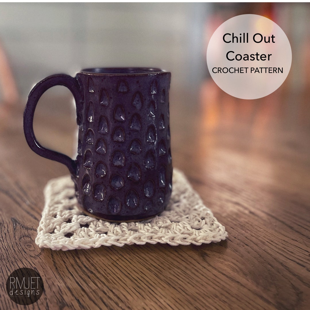 Printable Easy Chill Out Coaster Granny Square Crochet Pattern ...