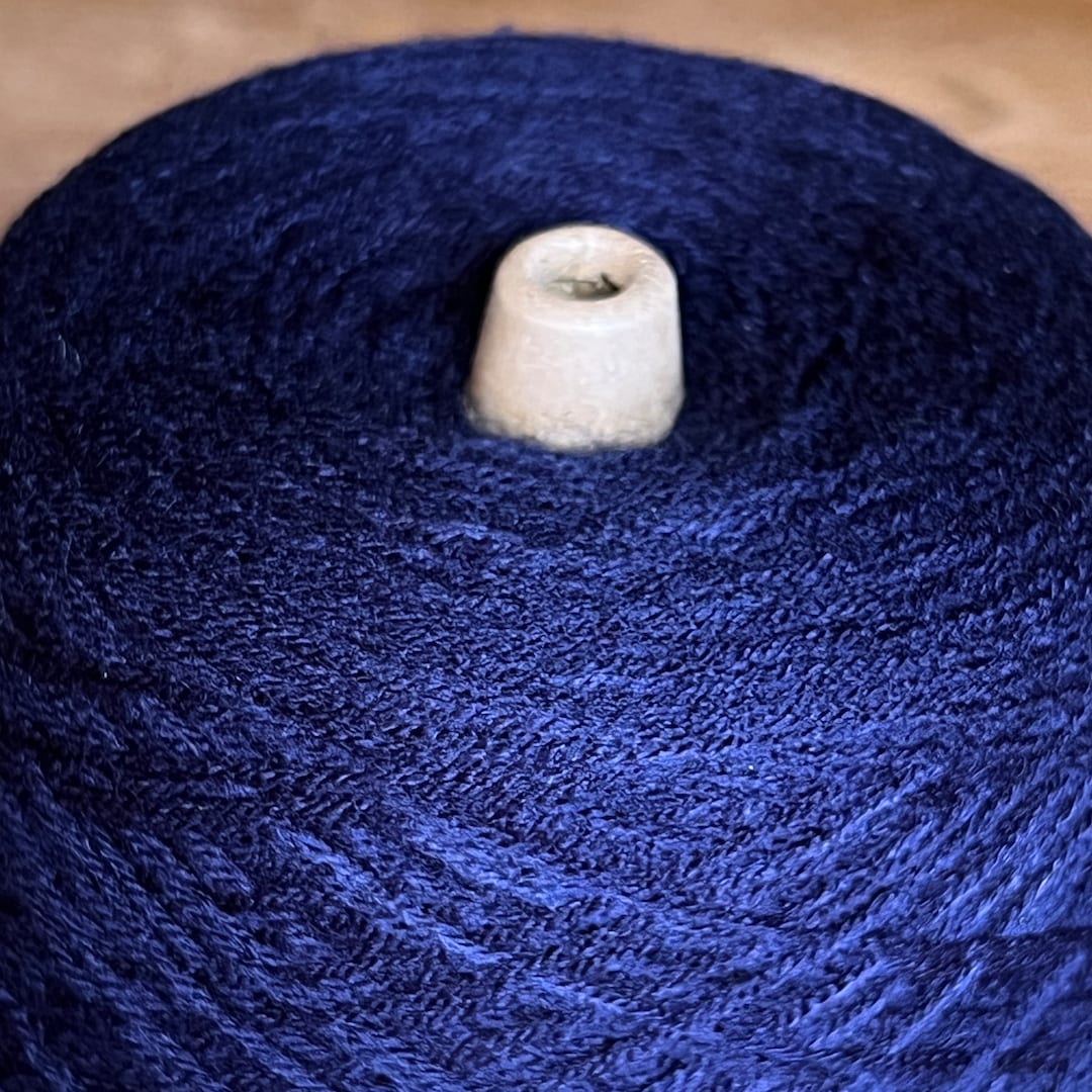 Navy Blue Fingering Weight Cone Yarn - Acrylic Blend - Great for Hand ...