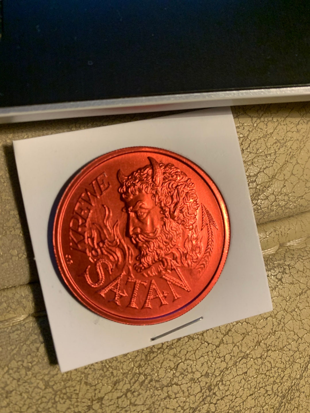 Satan Devil Mardi Gras Doubloon Token New Orleans Aluminum Doubloon - Etsy