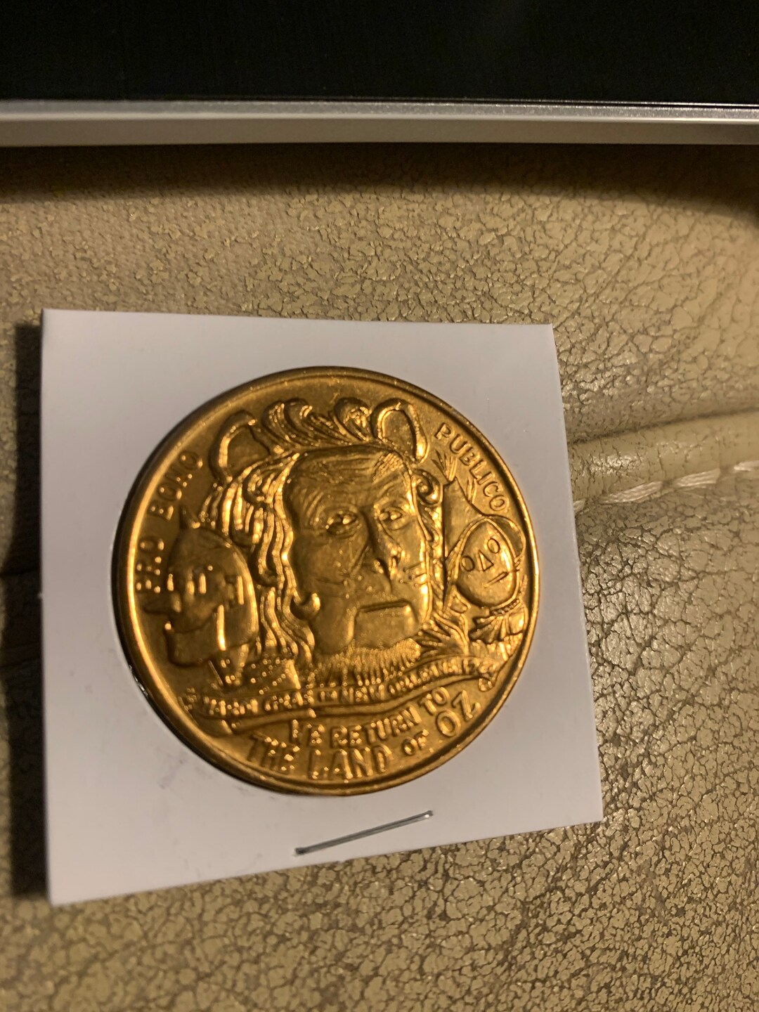 1964 Rex wizard of Oz mardi gras doubloon token new orleans aluminum ...