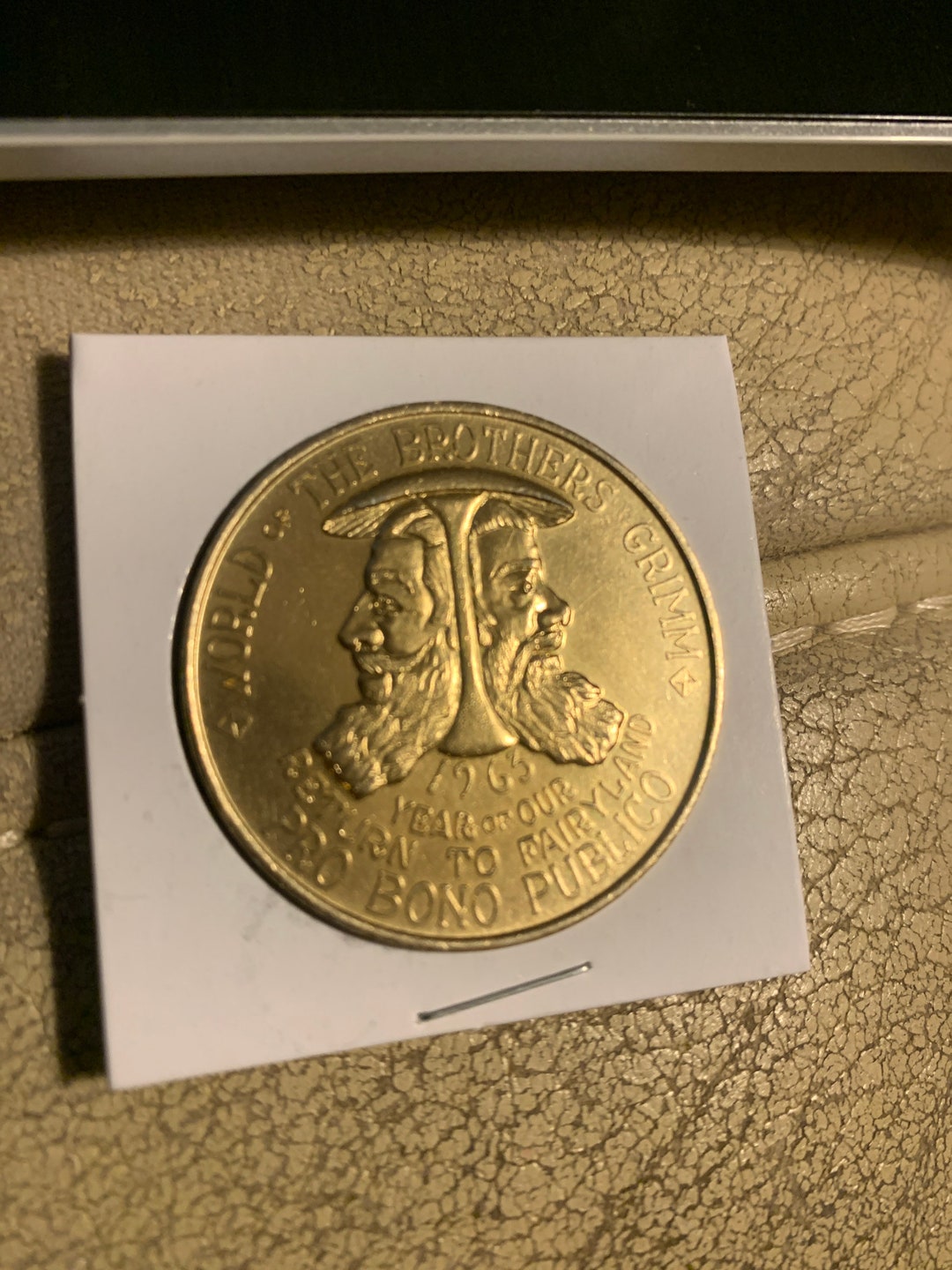 1963 Krewe of Rex Brothers Grimm Mardi Gras Doubloon Token New Orleans ...