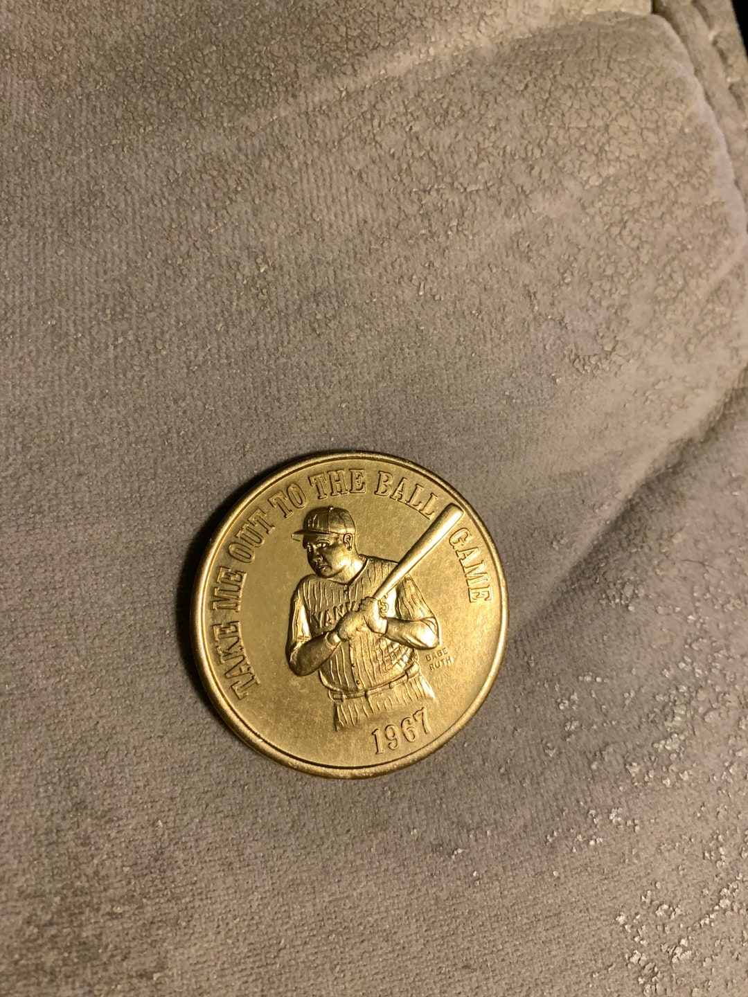 Babe Ruth New York Yankees Mardi Gras Doubloon Token New Orleans ...