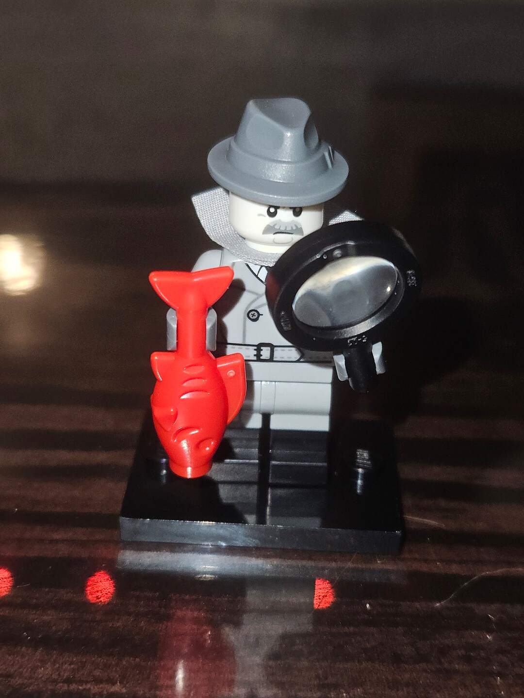 Lego Minifigure Detective With Red Herring - Etsy