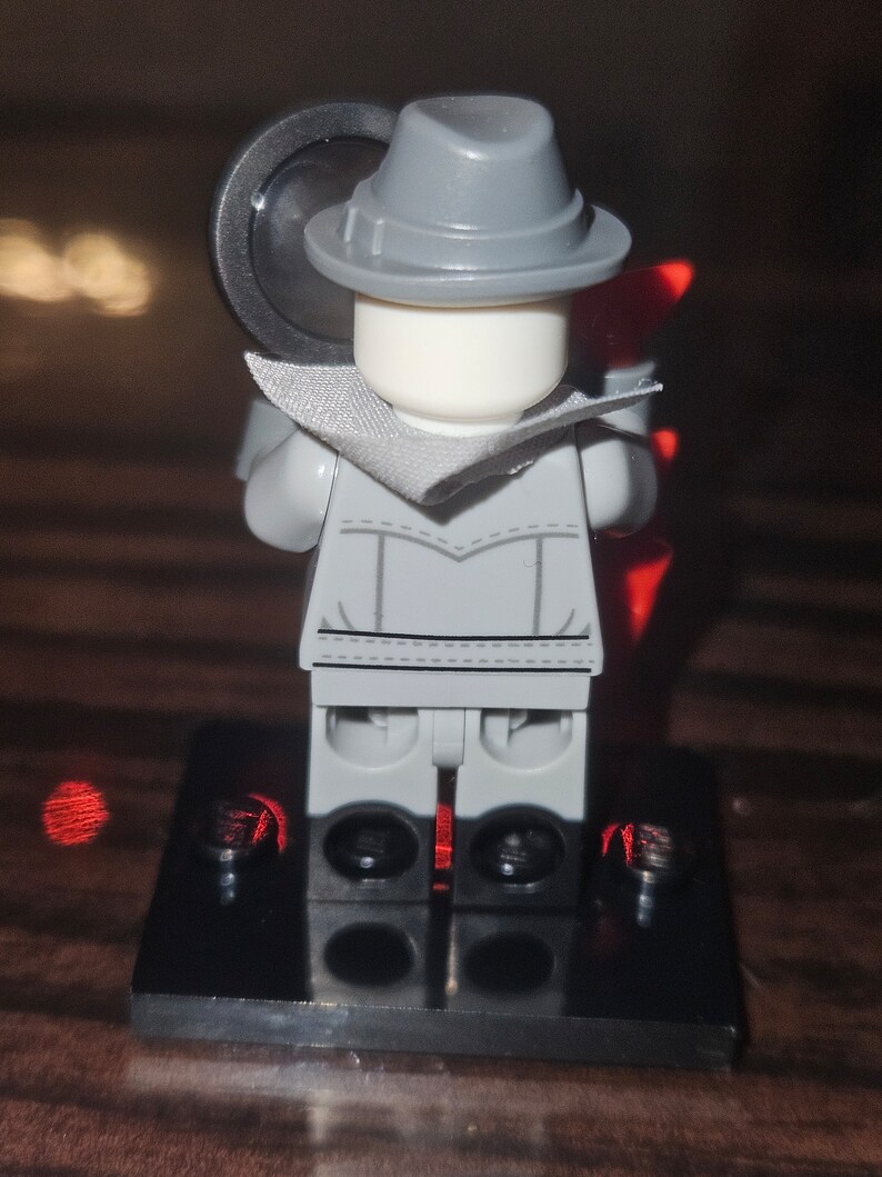 Lego Minifigure Detective With Red Herring - Etsy