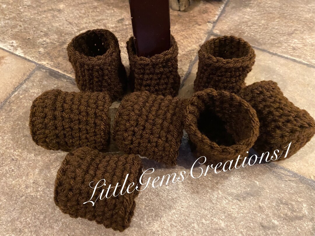 Double Thickness Table Boots • Re - Enforced Chair Socks • Set of 8 ...