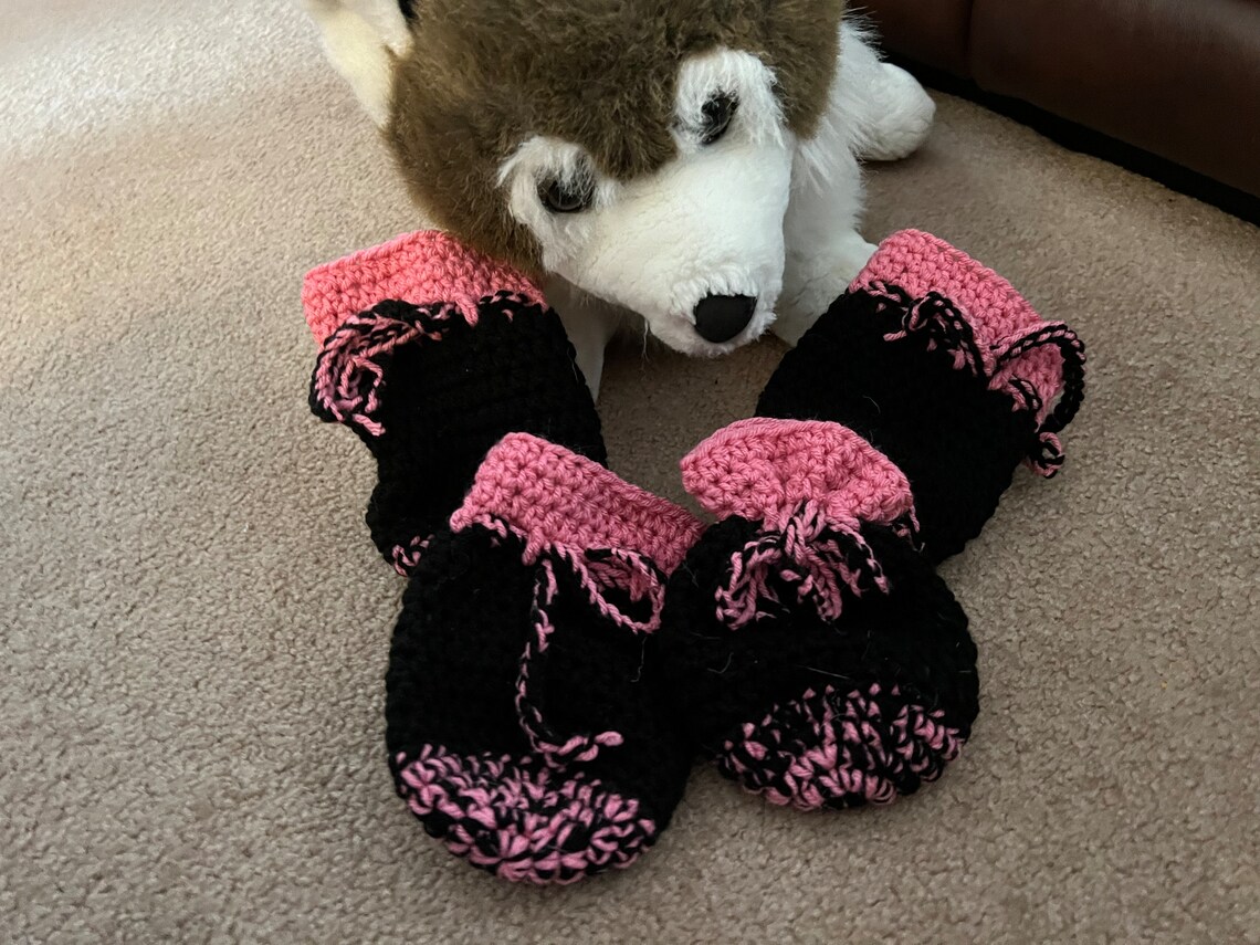 PDF Instant Download Crochet Pattern Size Large Dog Booties - Etsy