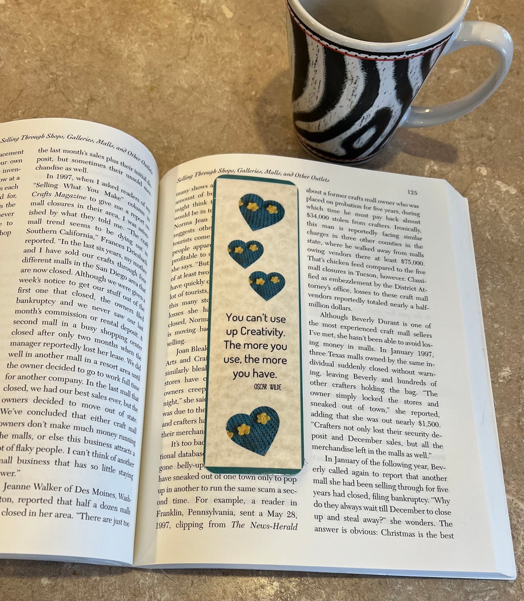 Crafty Bookmarks Glossy Bookmark Matte Book Mark Made to Order - Etsy