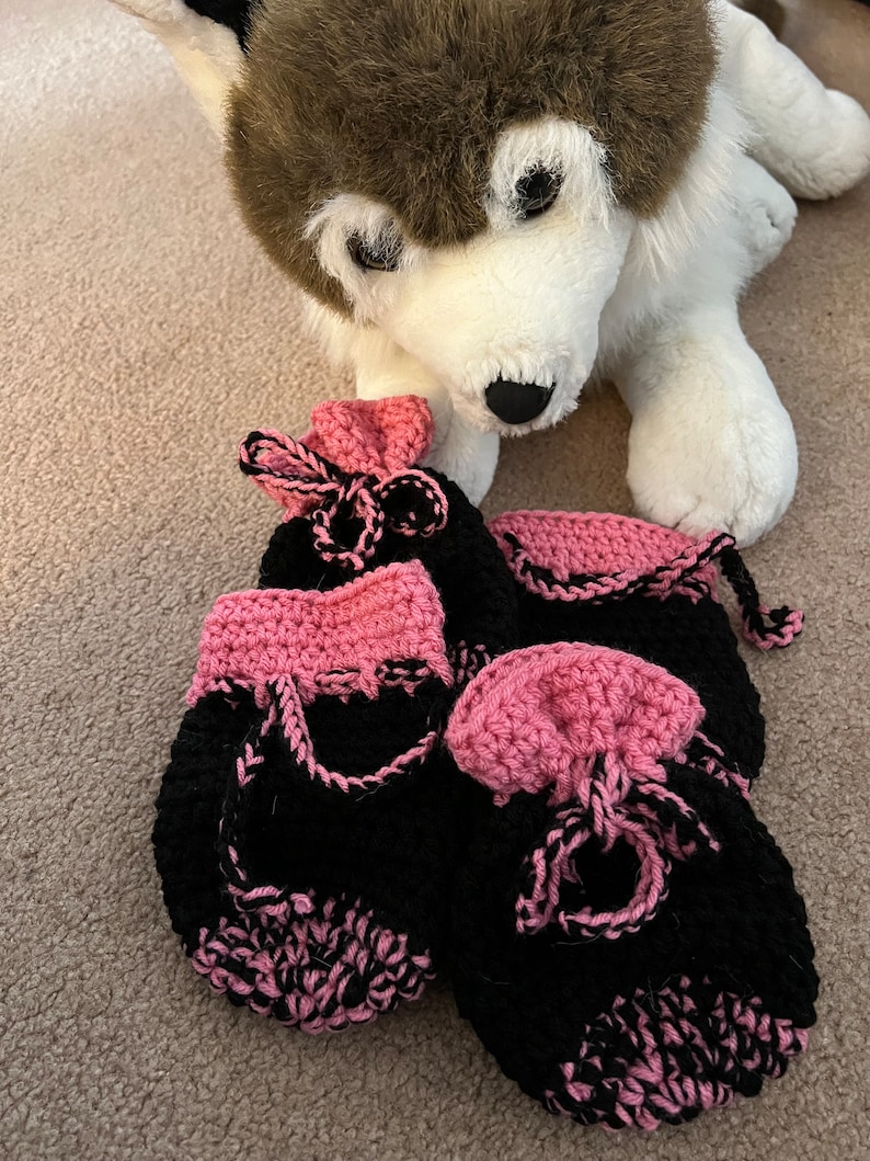 Dog Booties PDF Instant Download Crochet Pattern Size Large - Etsy