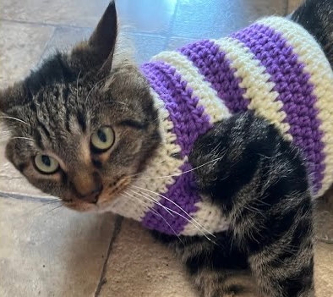 Easy Crochet Cat Sweater Pattern / PDF Print / Instant Download Pattern ...