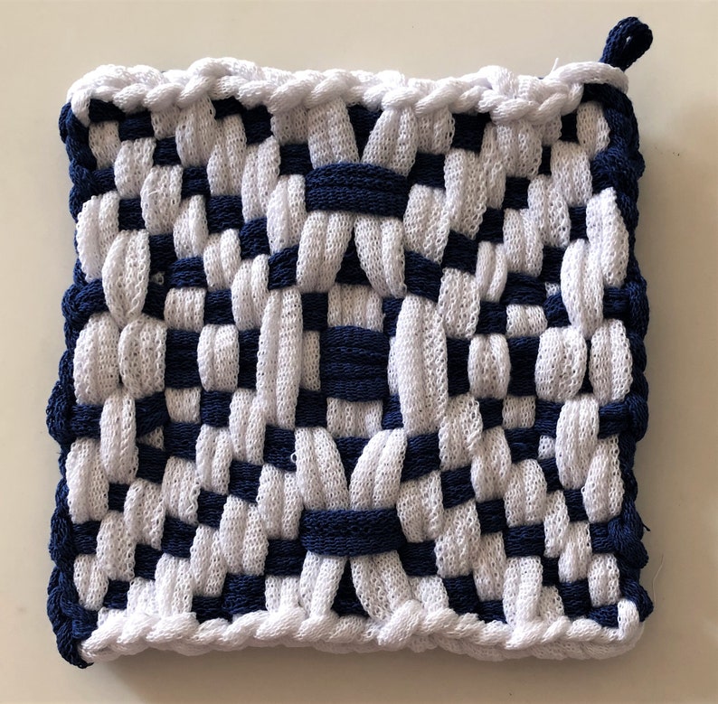Weaving Potholders: 7 Patterns for 18 Peg Looms - Etsy