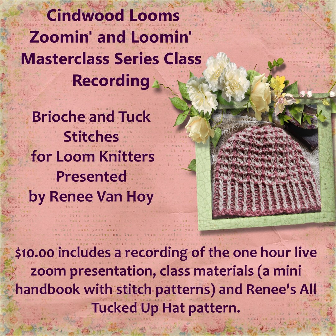 Brioche and Tuck Stitches for Loom Knitters Class Recording - Etsy