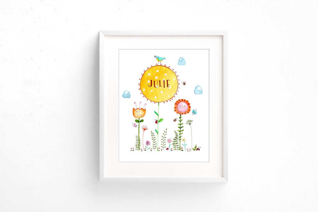 Custom Baby Name Art, a Unique Personalized Memorable Shower Gift or ...