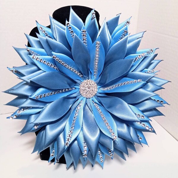 Blue Rhinestone Pin - Etsy
