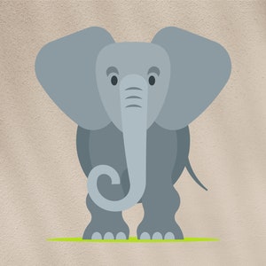 Cute Elephant Clipart - Elephant SVG - Baby Elephant Vector - Elephant ...