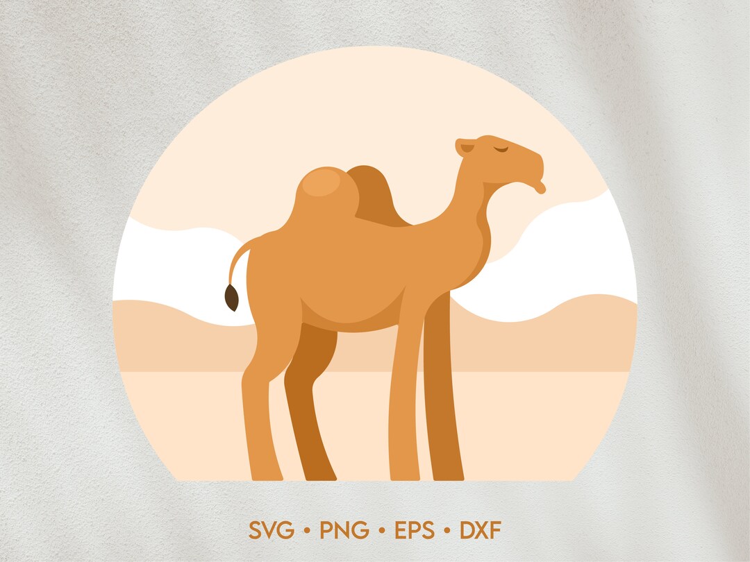 Cute Camel Clipart - Adorable Camel SVG - Camel Vector - Camel Cut File ...
