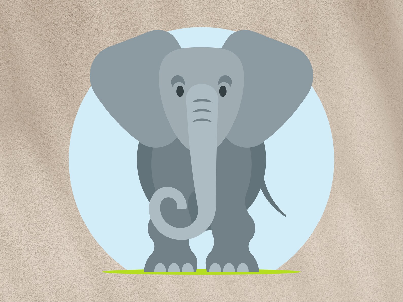 Cute Elephant Clipart - Elephant SVG - Baby Elephant Vector - Elephant ...