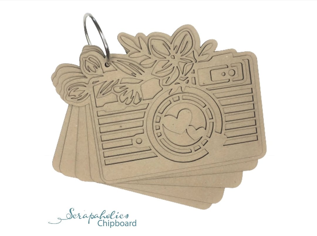 Chipboard Mini Album - Camera - Etsy