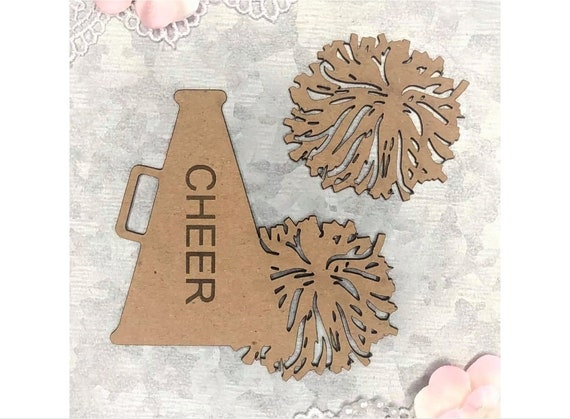 Scrapaholics Chipboard Cheer Cone - Etsy