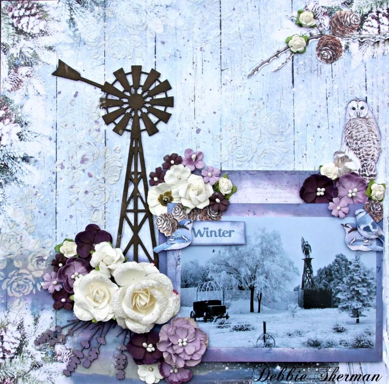 Scrapaholics Chipboard - Windmill - Etsy
