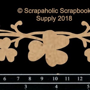 Scrapaholics Chipboard - Shamrock Scroll - Etsy