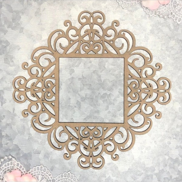 Chipboard Frame - Etsy