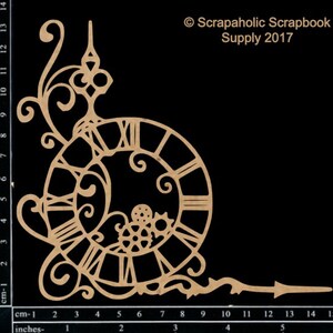 Scrapaholics Chipboard - Steampunk Clock Corner - Etsy
