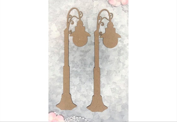 Scrapaholics Chipboard Lamp Posts 2 | Etsy