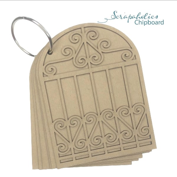 Chipboard Mini Album - Etsy