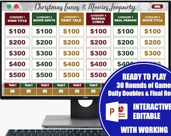 Christmas Movie Jeopardy | Etsy