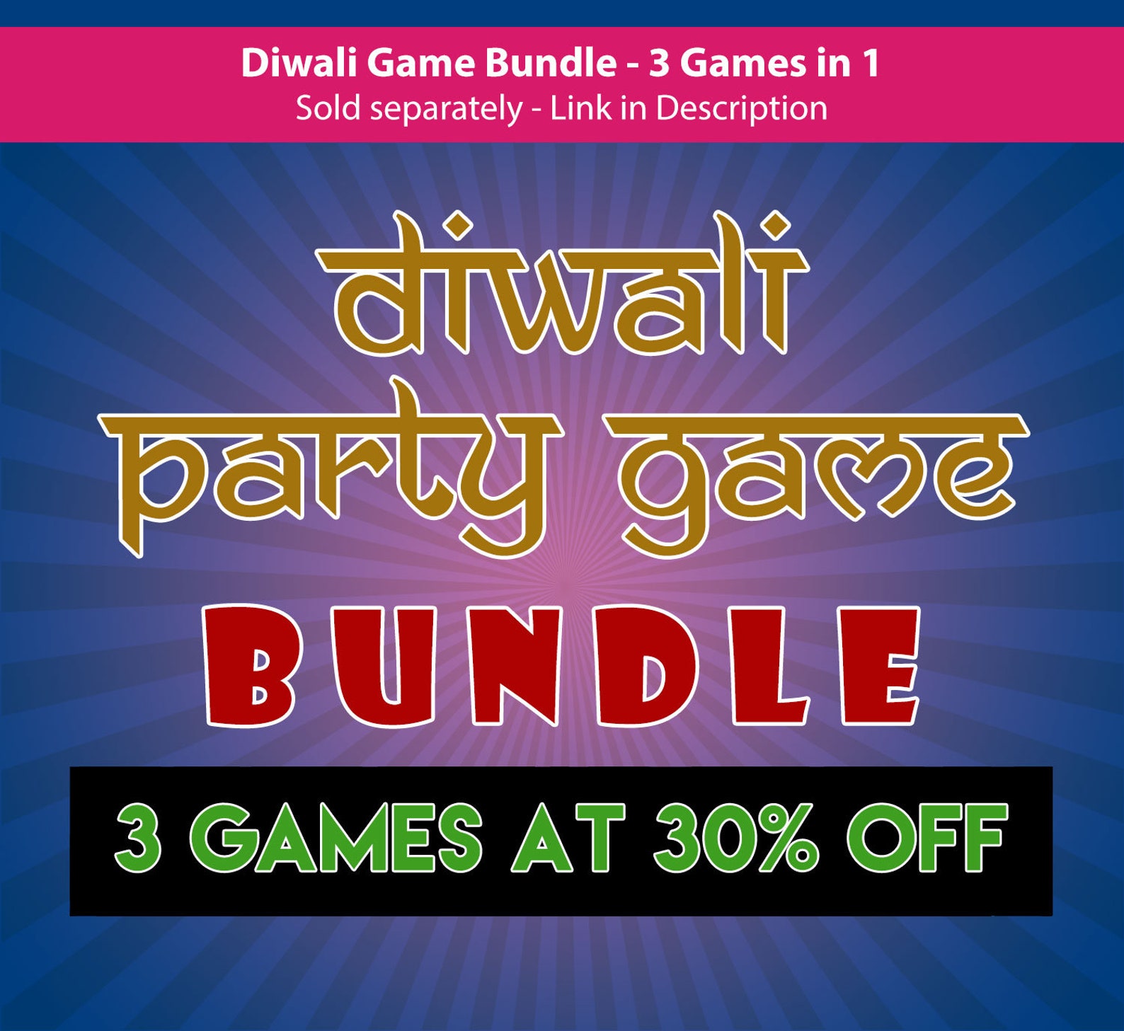 Diwali Word Scramble Game Indian Holiday Party Game Diwali | Etsy