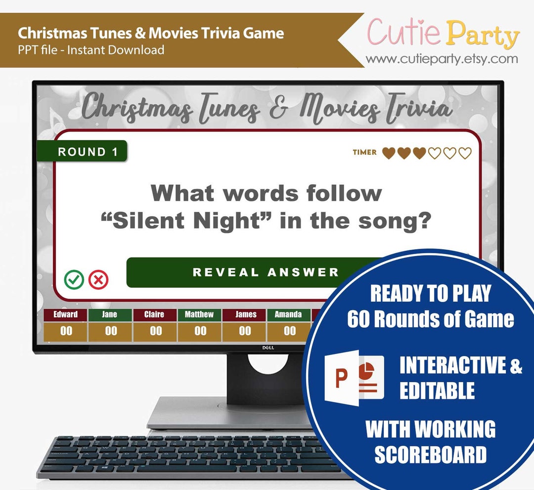 Christmas Trivia, Christmas Movie Guessing Game, Virtual Christmas Song ...