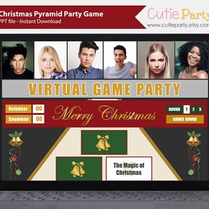 Christmas Pyramid Trivia Game: Interactive Family Fun (powerpoint ...