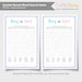 Gender Reveal Word Search Game: Baby Shower Printable (digital Download ...