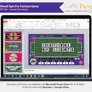 Wheel of Fortune, Diwali Wheel of Fortune, Diwali Trivia Quiz, Indian ...