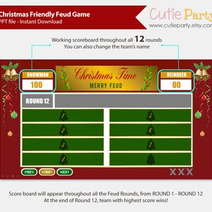 Christmas Friendly Feud Game, Christmas Trivia Game, Virtual Christmas ...